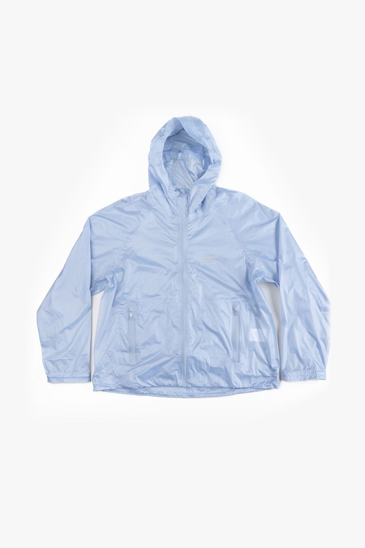 Performance packable jacket light-blue